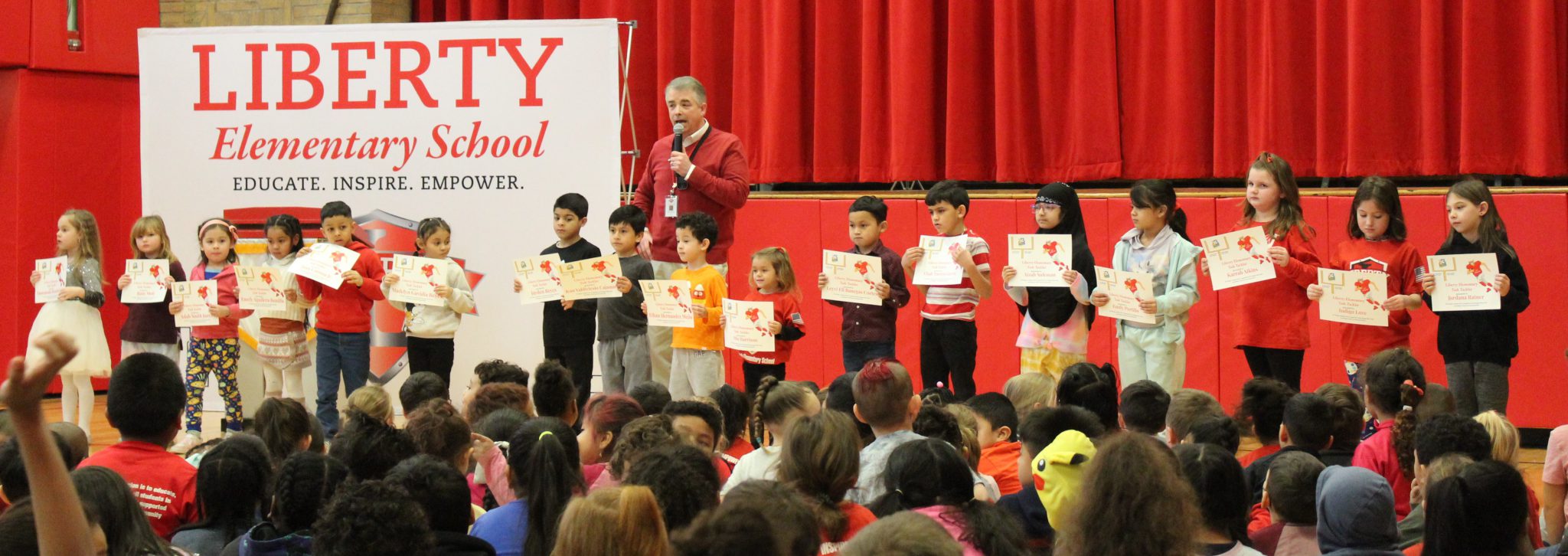 Character Counts for dozens at LES - Liberty Central School District