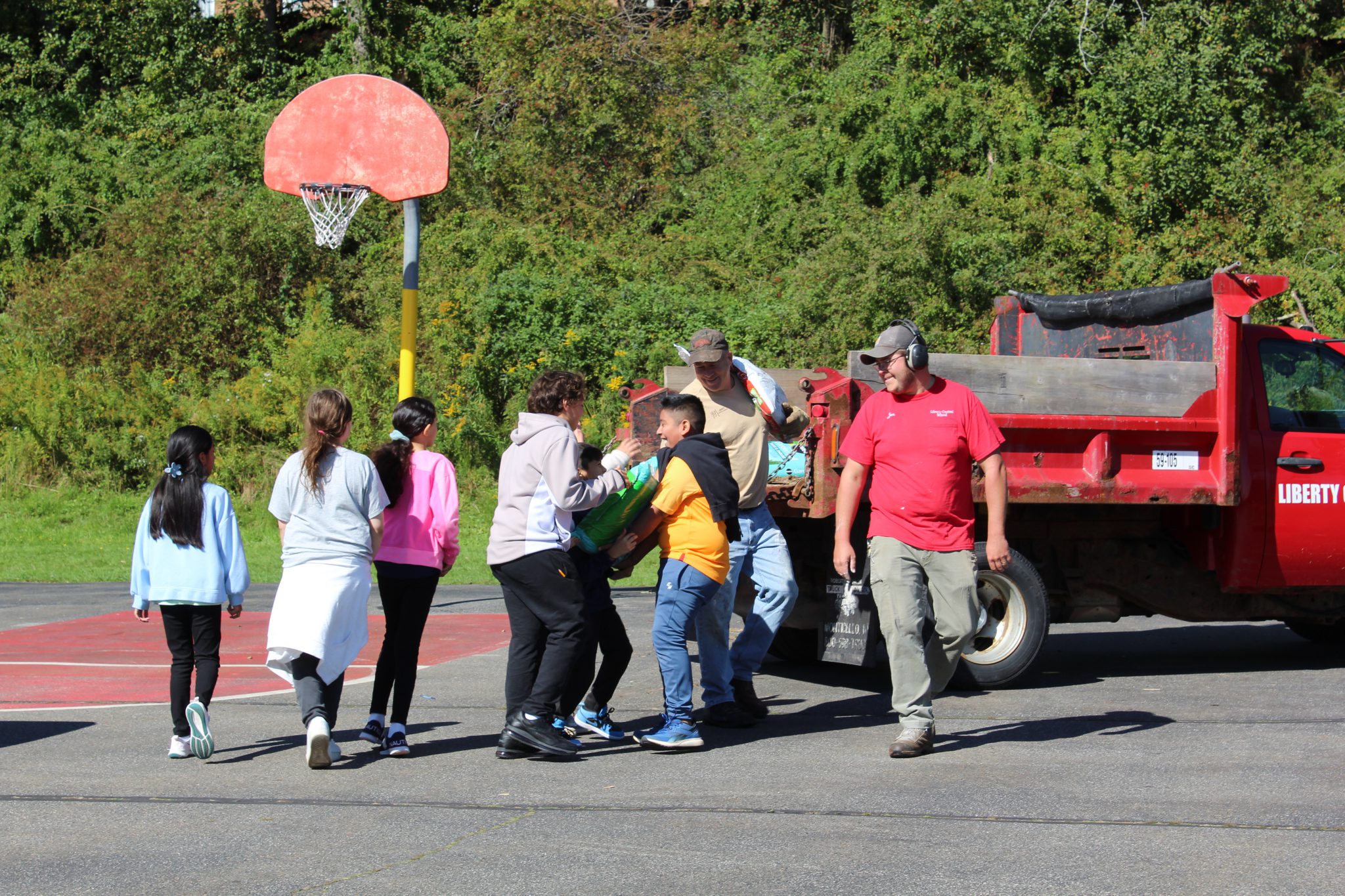 Students, Sullivan 180 help beautify Liberty Middle School - Liberty ...